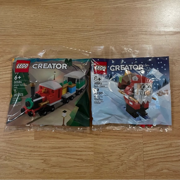 Lego | Toys | Lego 3584 Creator Winter Holiday Train And 30580 Santa ...